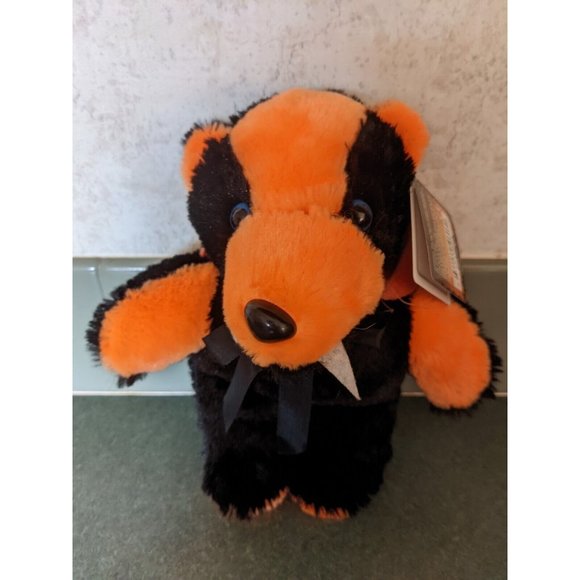 Calplush | Toys | Calplush Vampire Bear Black And Orange Dracula ...